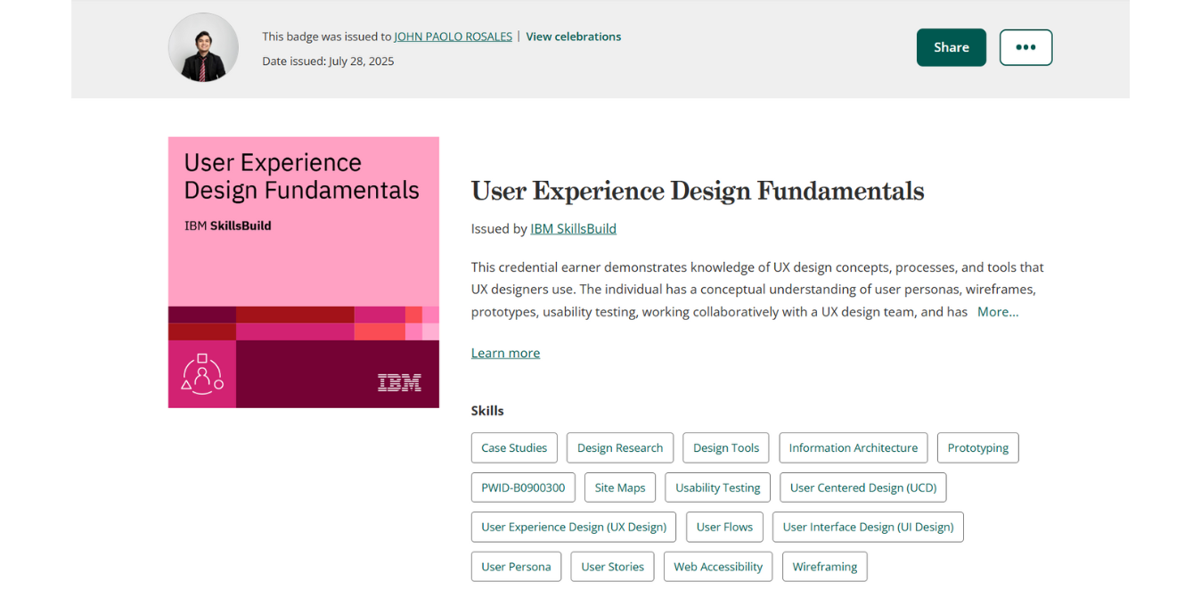 Portfolio Page - JR Portfolio